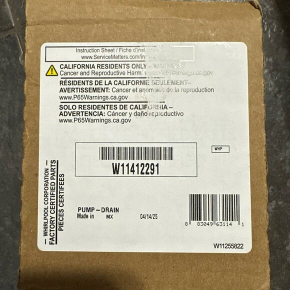 Whirlpool | Computers, Laptops & Parts | Oem Whirlpool Dishwasher Drain ...